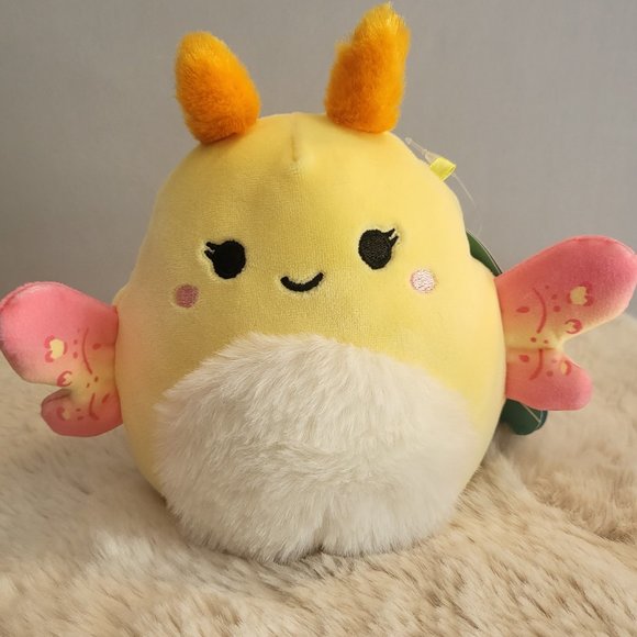 Squishmallows | Toys | Squishmallow 5 Miry The Yellow And Pink Moth Bug ...